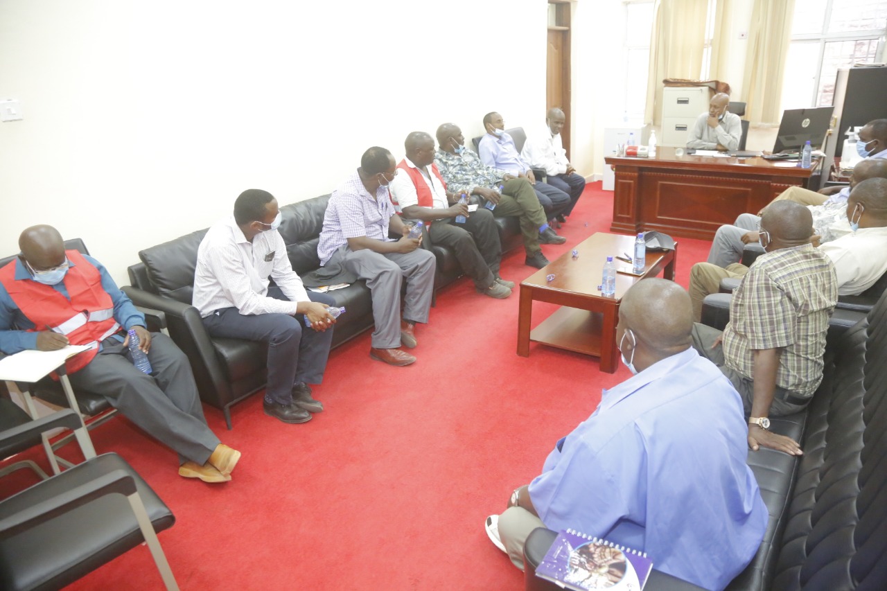 Inspection of water and sewerage projects in Mandera town by a team ...