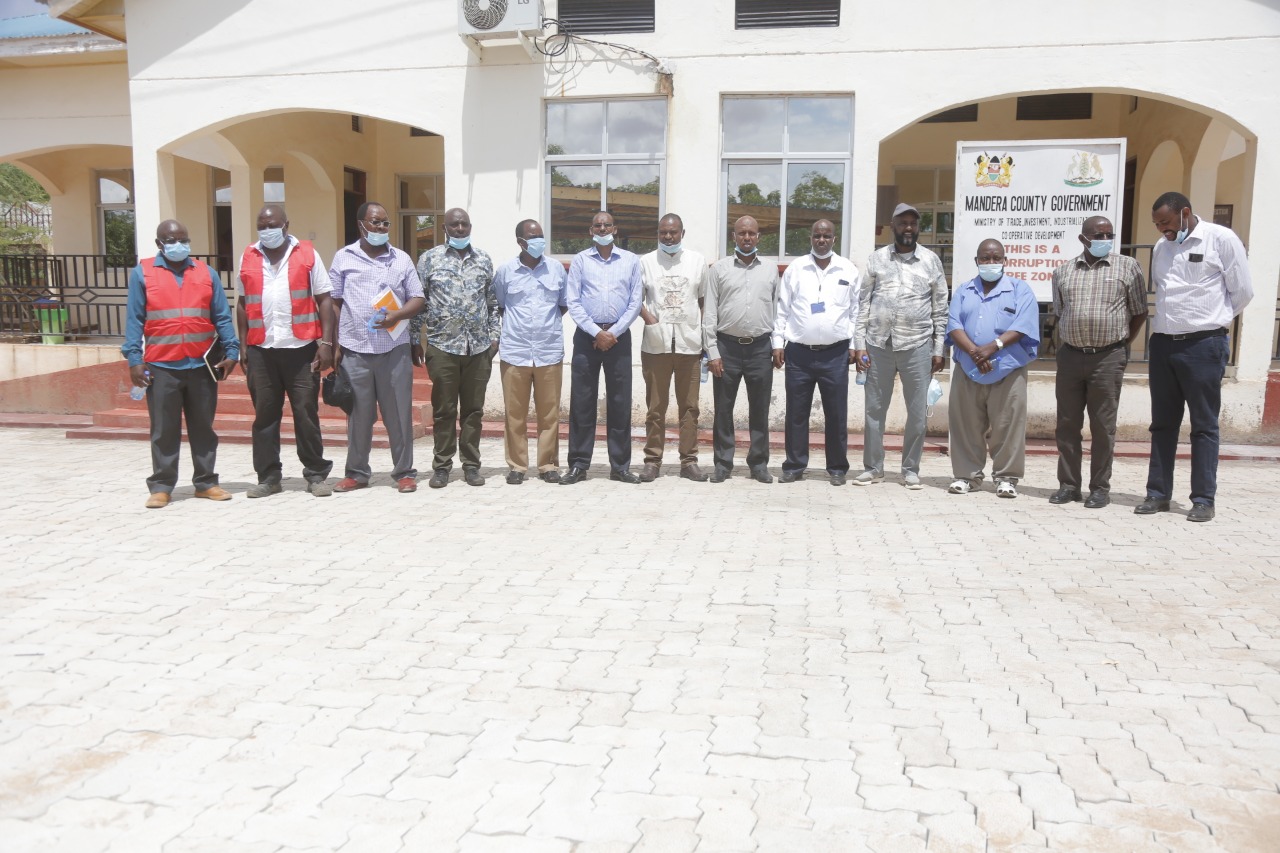 Inspection of water and sewerage projects in Mandera town by a team ...